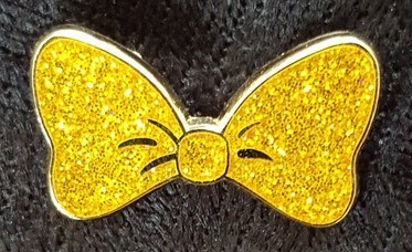 6613 - Yellow Bow - Minnie Mouse - Signature Pin Set