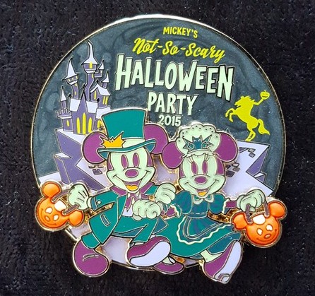 23874 - Mickey and Minnie Logo Pin - Mickey's Not So Scary Halloween ...
