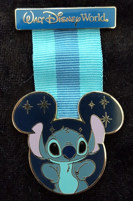 12125 - Stitch Medal - Walt Disney World Medals - Walt Disney World ...