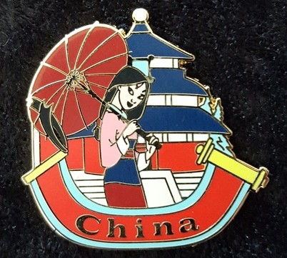 20164 - China (Mulan) - Epcot World Showcase Pin Set - Walt Disney ...