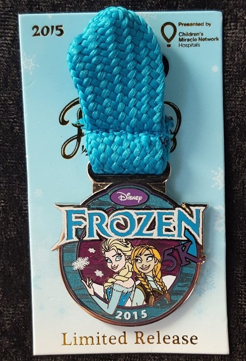 14968 - Disney Frozen 2015 - Anna and Elsa Medal - runDisney: Princess ...