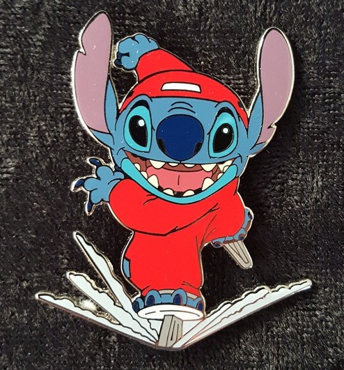 14924 - Speed Skating Stitch - Lilo & Stitch - Disney Store US Disney Pin