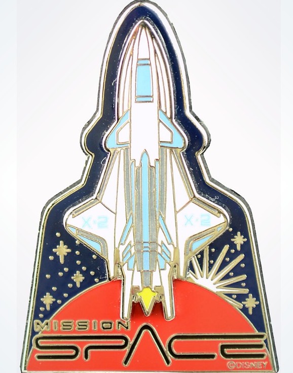 18511 - Mission Space Rocket Pin - Attractions - Epcot - Walt Disney ...
