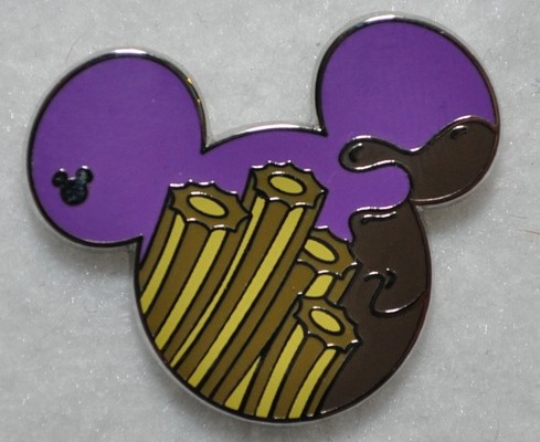 13393 - Churros - 2015 Hidden Mickey - Mickey Mouse Food Icons ...