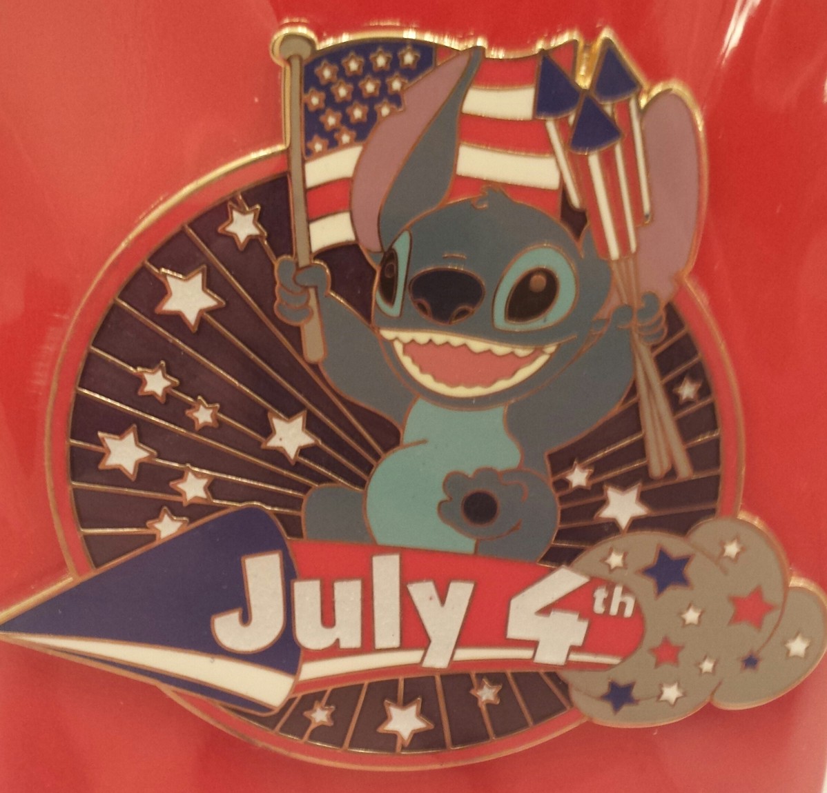 790 - Stitch - 4th of July - Walt Disney Imagineering Disney Pin