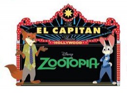 14471 - Zootopia - El Capitan Marquee Series - Disney Studio Store ...