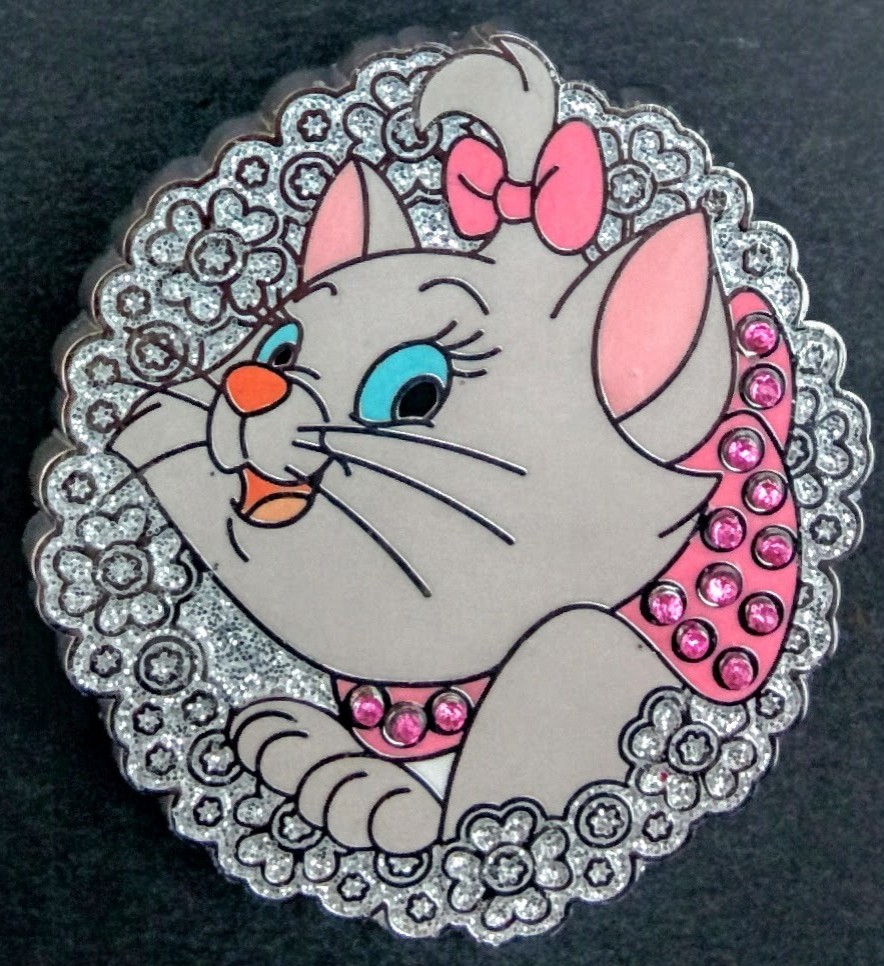 15098 - Marie Flower wreath with jeweled bow - The Aristocats