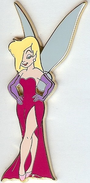 26176 - Jessica Rabbit - Tinker Bell as - Disney Store US Disney Pin