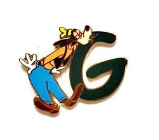 5598 - G is for Goofy - Japan Disney Mall - Disney Character Alphabet ...