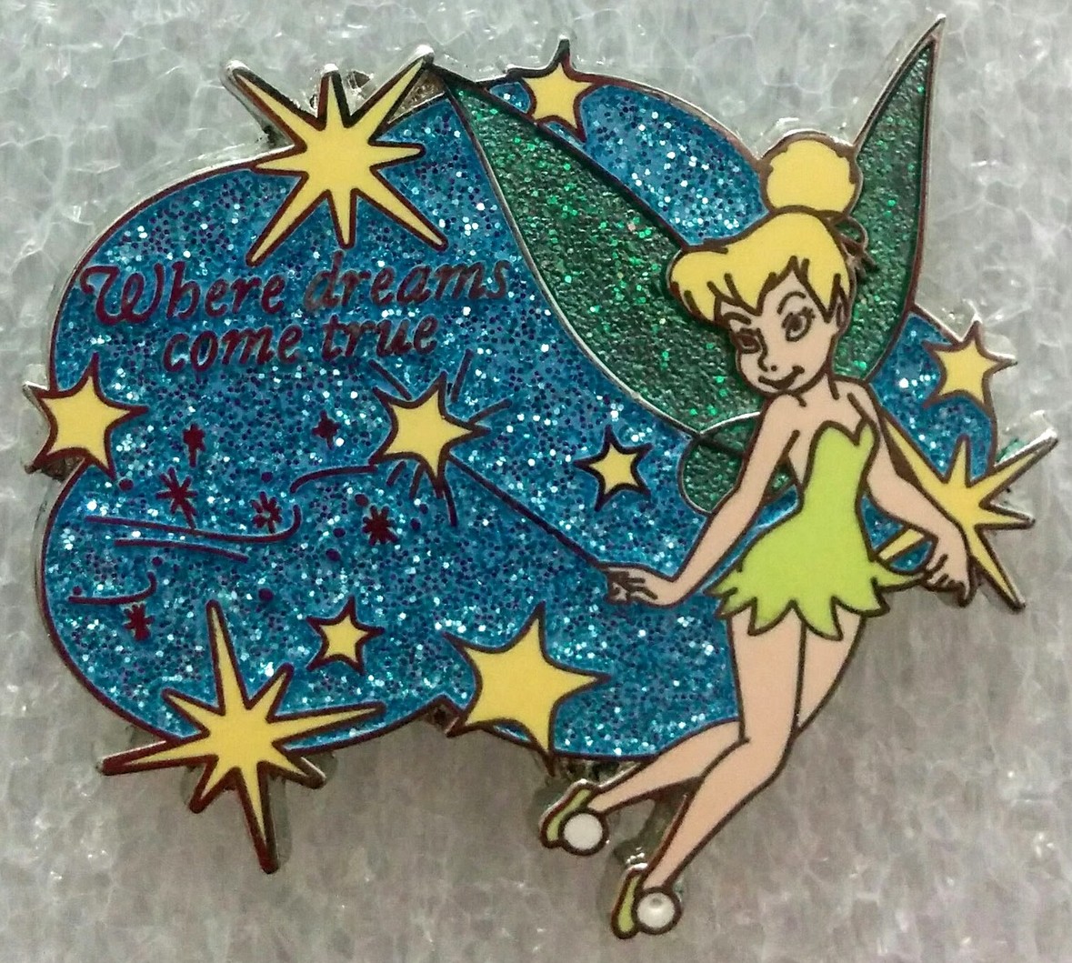 12396 - Tinker Bell - Turquoise Cloud - Where Dreams Come True - Pixie ...
