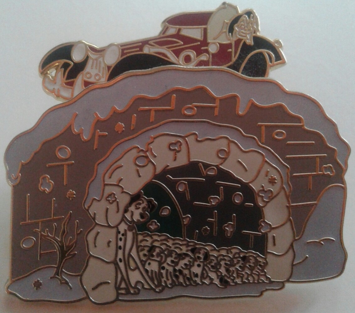 23392 - Hiding Under Bridge - 101 Dalmatians - Disney Store UK Disney Pin