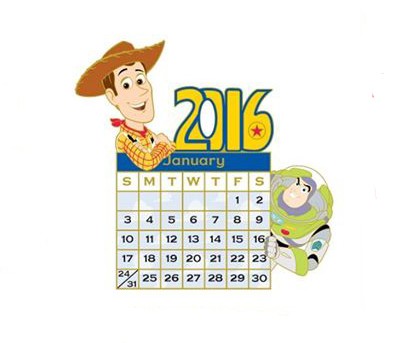 19012 - Toy Story (Surprise Release) - 2016 PIXAR Calendar - Disney ...