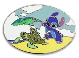 14814 - Stitch with turtle - Disney Store 30th Anniversary - Disney ...