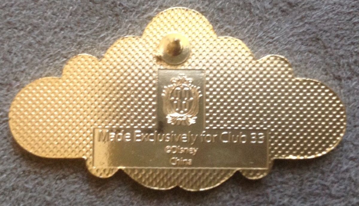 12187 - Nametag - Club 33 - Disneyland Resort Disney Pin