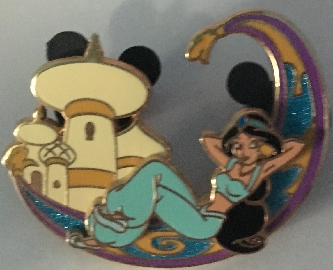 17537 - Jasmine on Carpet - Aladdin - Walt Disney World Disney Pin