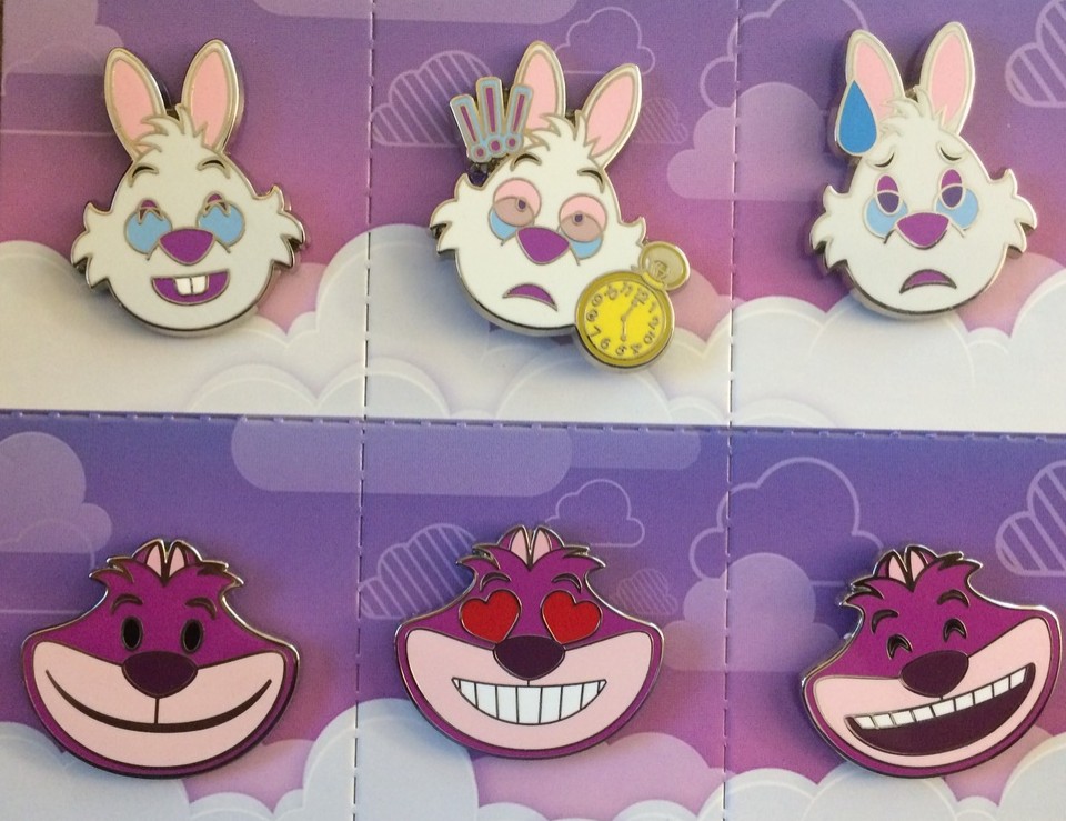 9427 - White Rabbit and Cheshire Cat - Alice in Wonderland Disney Emoji ...