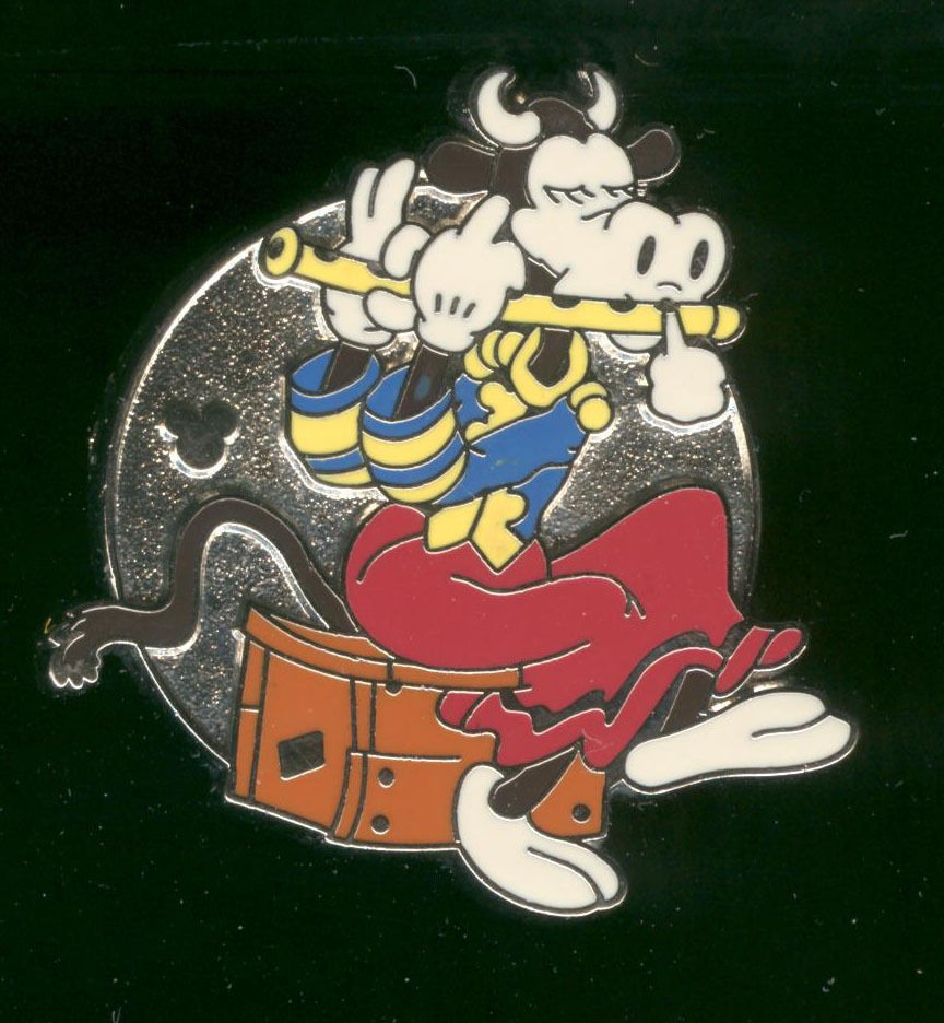 17330 - Clarabelle Cow on Flute - DLR Hidden Mickey Series 2010: The ...