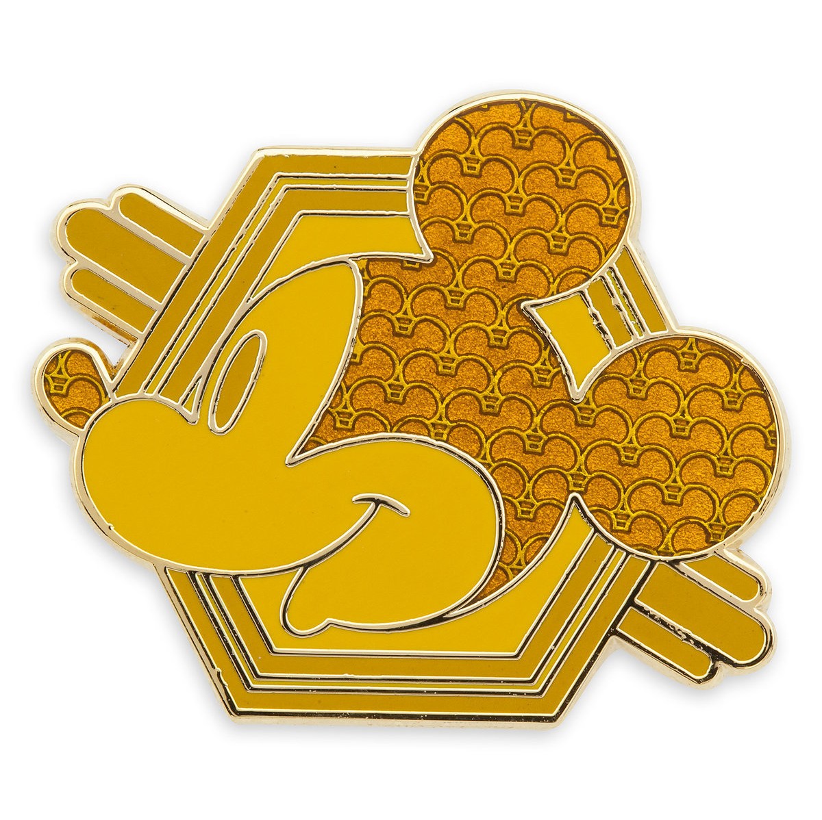 15016 - February Set - Gold Art Deco Mickey Mouse Head ONLY - Mickey ...