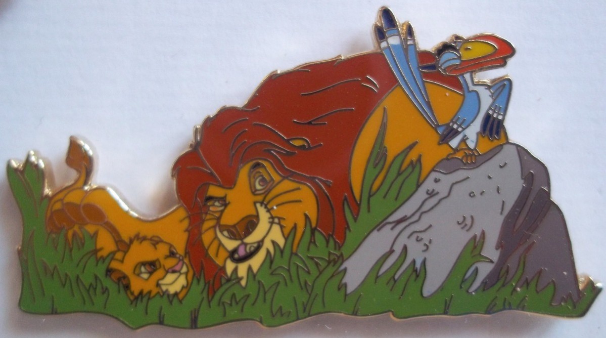 9905 - 2006 - Mufasa, Young Simba and Zazu - Pouncing Lessons - Father ...