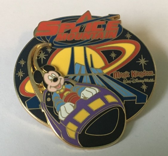 26096 - Mickey Mouse - Space Mountain - Walt Disney World Disney Pin