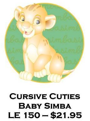 12160 - Simba (SURPRISE RELEASE) - Cursive Cuties Series - Disney ...