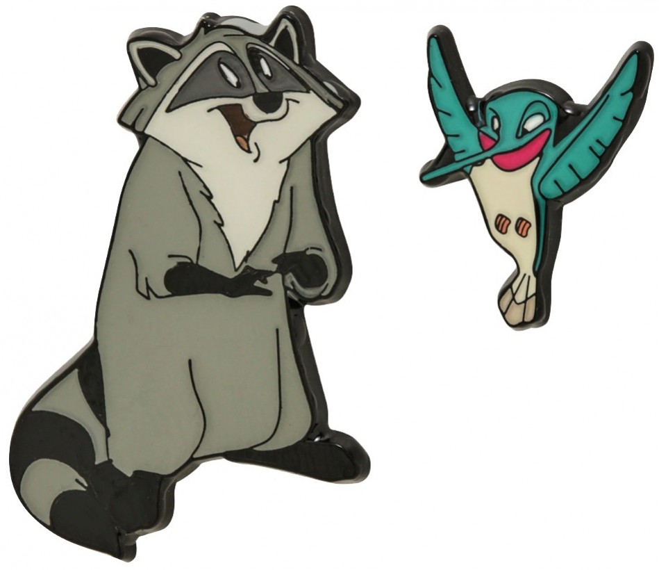24442 - Pocahontas Meeko & Flit - Boxlunch - Disney - Loungefly Disney Pin