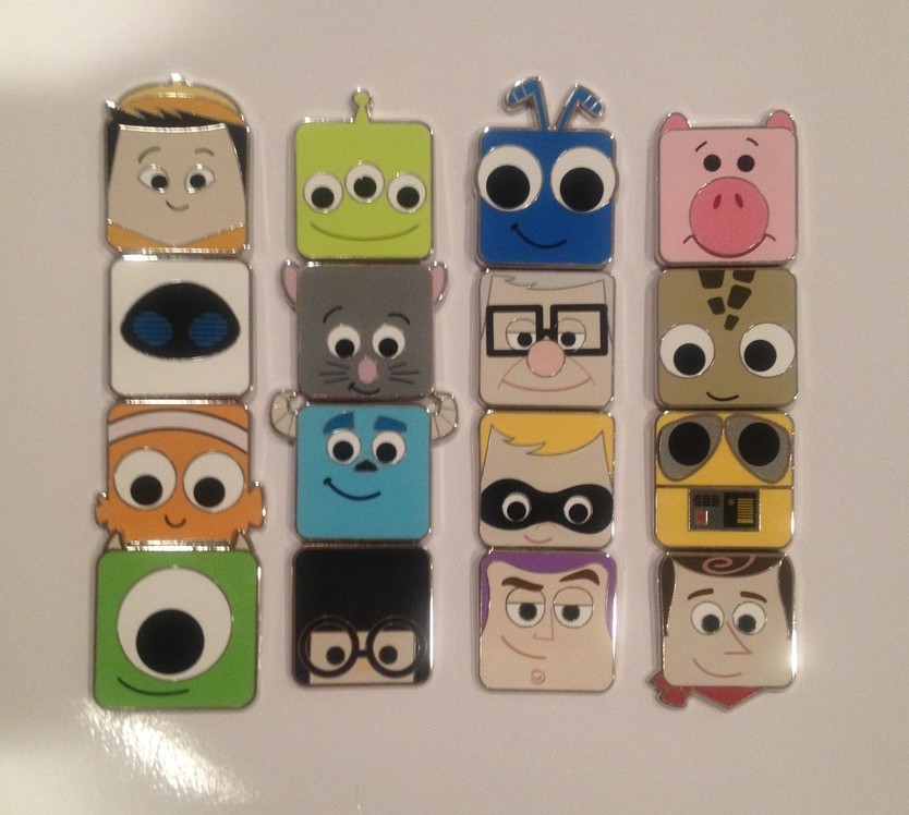 18771 - Disney Store Pixar Pin Manship 16-pin set - Disney/Pixar ...