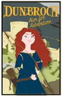 8208 - Merida - Postcard Series - Disney Studio Store Hollywood / Soda ...