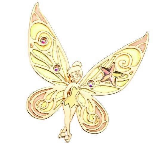 8214 - Tinker Bell - Gold Stained Glass Princesses - Disney Store Japan ...