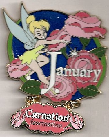 1260 - January - Tinker Bell Flower Collection 2007 - Disneyland Resort ...