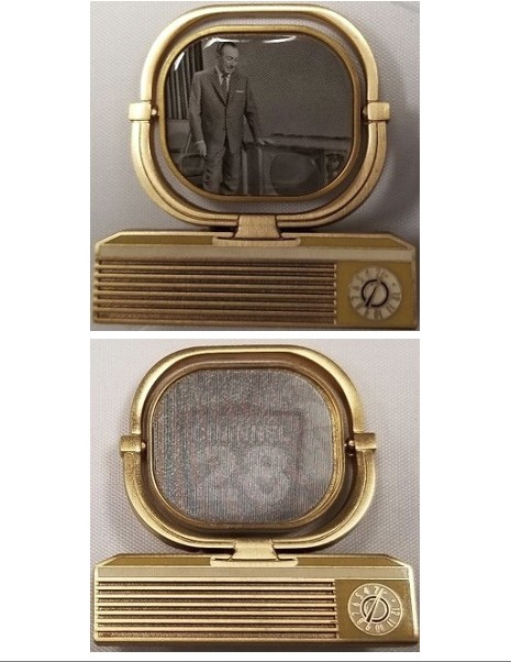 6187 - Walt Disney - Spinner - Channel 28 - Disneyland Resort Disney Pin