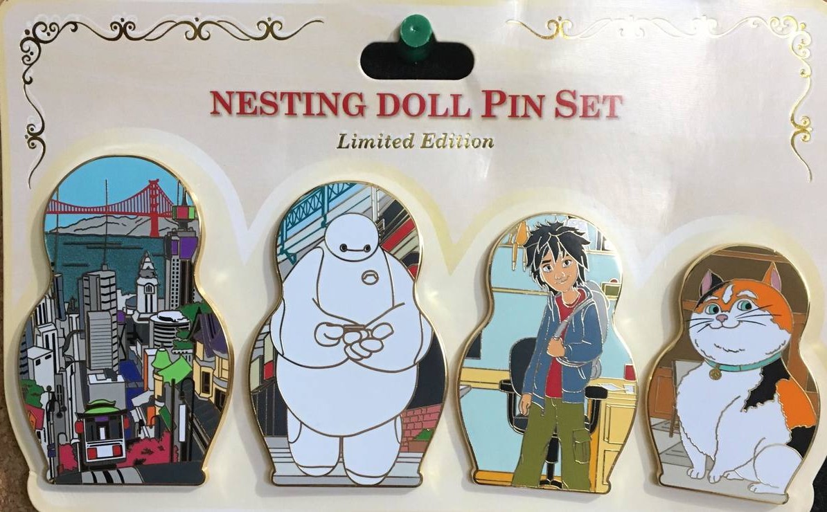 8240 - Big Hero Six - Nesting Doll Series - Big Hero Six - Disney Studio Store Hollywood / Soda ...