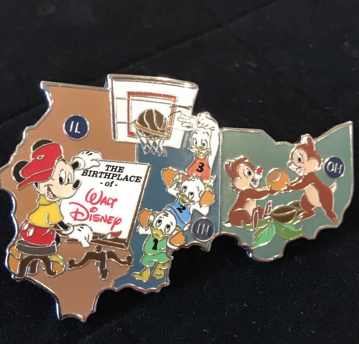 12209 - Illinois / Indiana / Ohio - The American Adventure Map Puzzle ...