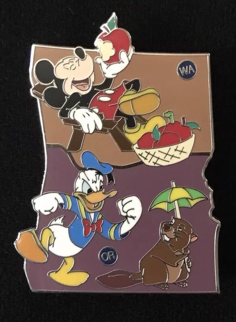 12223 - Washington and Oregon - The American Adventure Map Puzzle ...