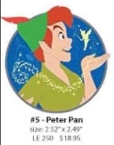 6428 - Peter Pan - Heroes Profile - Walt Disney Imagineering Disney Pin