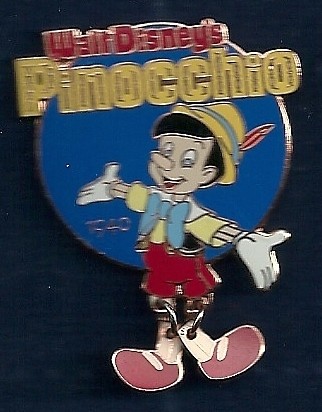 18373 - #85 - Pinocchio Fotoball, Dangling Legs - Countdown to the Millennium Series - Disney ...