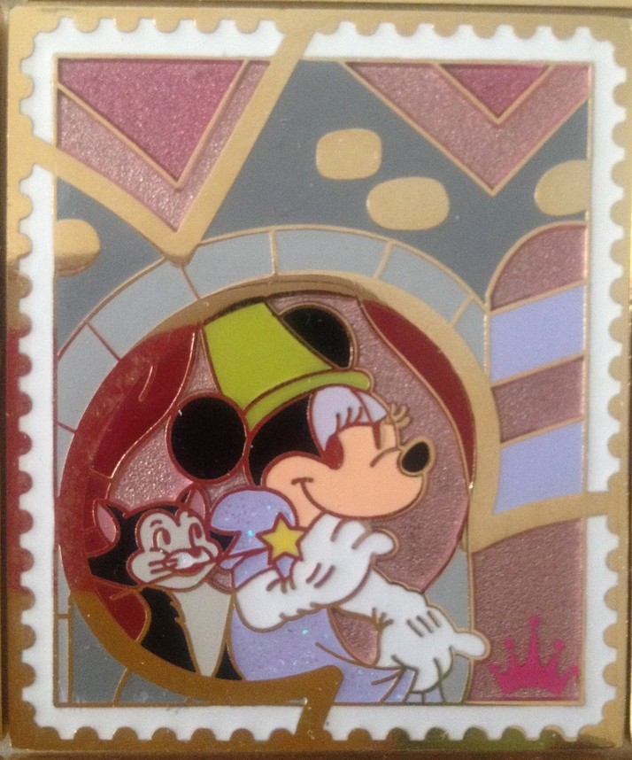 1324 - Minnie Mouse - Pin Trading Princess Stamp Collection