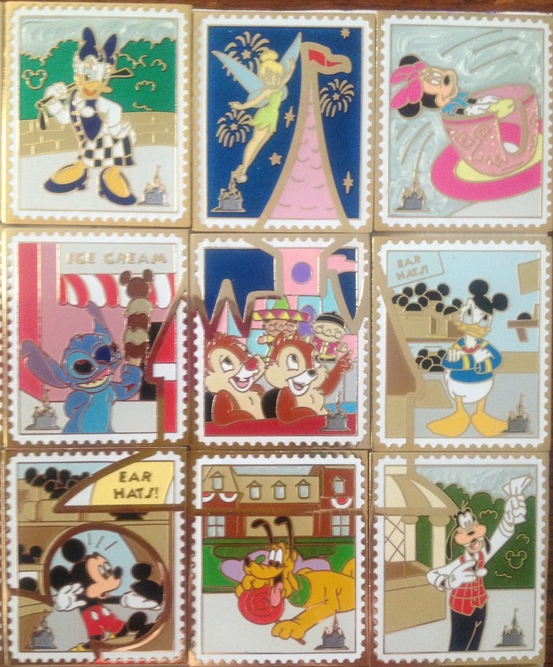 1339 - Minnie Mouse - Pin Trading Stamp Collection