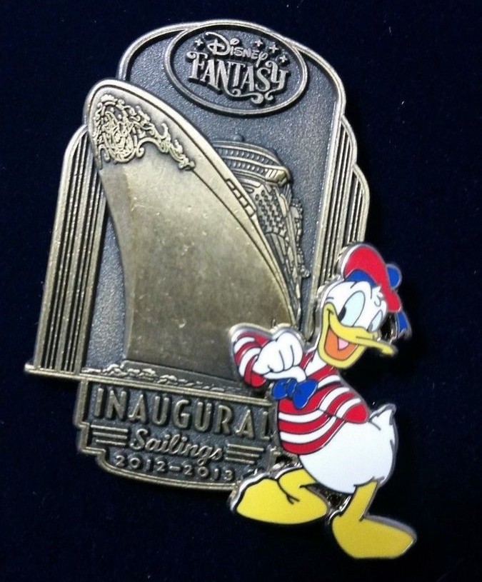 13667 - Donald Duck - Disney Fantasy Inaugural Sailings Boxed Pin Set ...