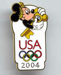 7239 - Passholder Exclusive - USA Olympics Logo - Mickey Mouse with ...