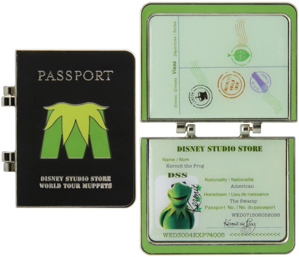 1381 - Kermit the Frog - Muppets Passports - Disney Studio Store ...