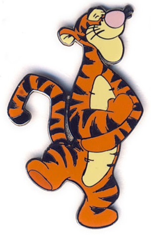 6353 - Tigger Hugging His Tummy - Winnie the Pooh - Disneyland Resort ...