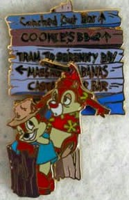 21006 - Chip and Dale Sign - Stitch's High Sea Adventure - Disney ...