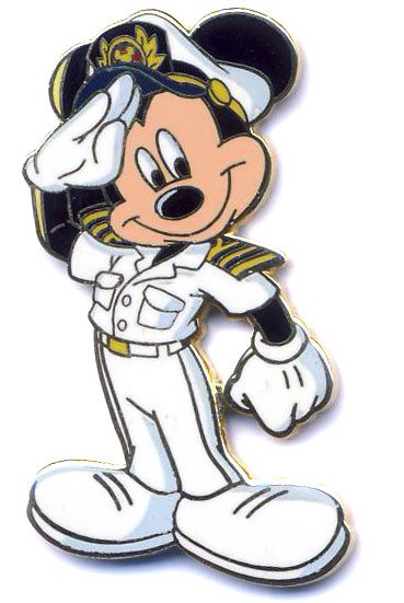 16442 - Captain Mickey in Dress Whites - Disney Cruise Line - Disney ...