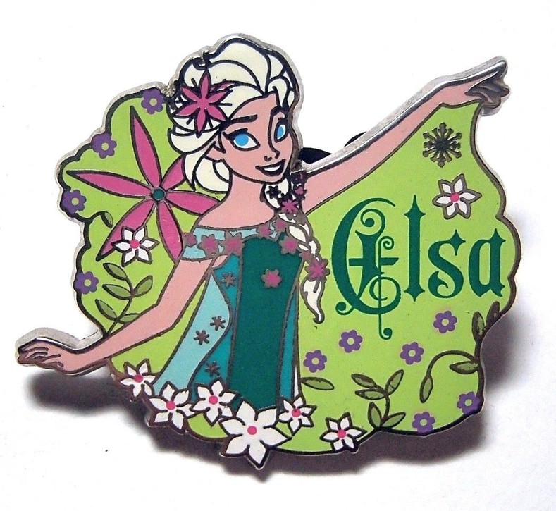 9579 - Elsa with flowers - Frozen Fever