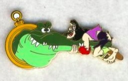 11725 - Tick-Tock Croc Pocket Watch and Captain Hook - Pin Celebration ...