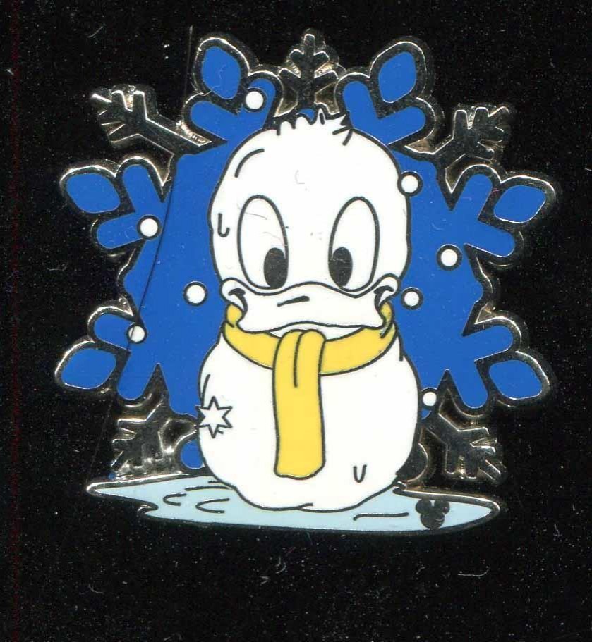 20013 - Donald Duck - 2007 Hidden Mickey - Snowman - Disneyland Resort ...