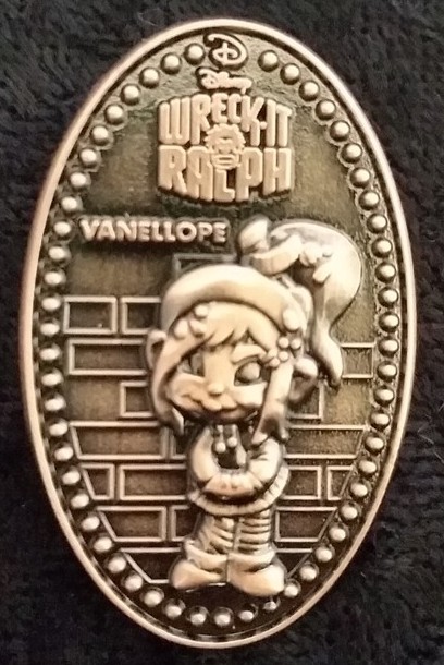 1452 - Vanellope - Pressed Pennies Series - Walt Disney Imagineering ...