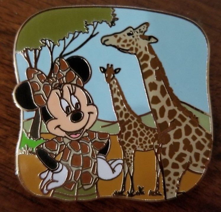 22349 - Minnie Mouse with Giraffes - Disney's Animal Kingdom ...