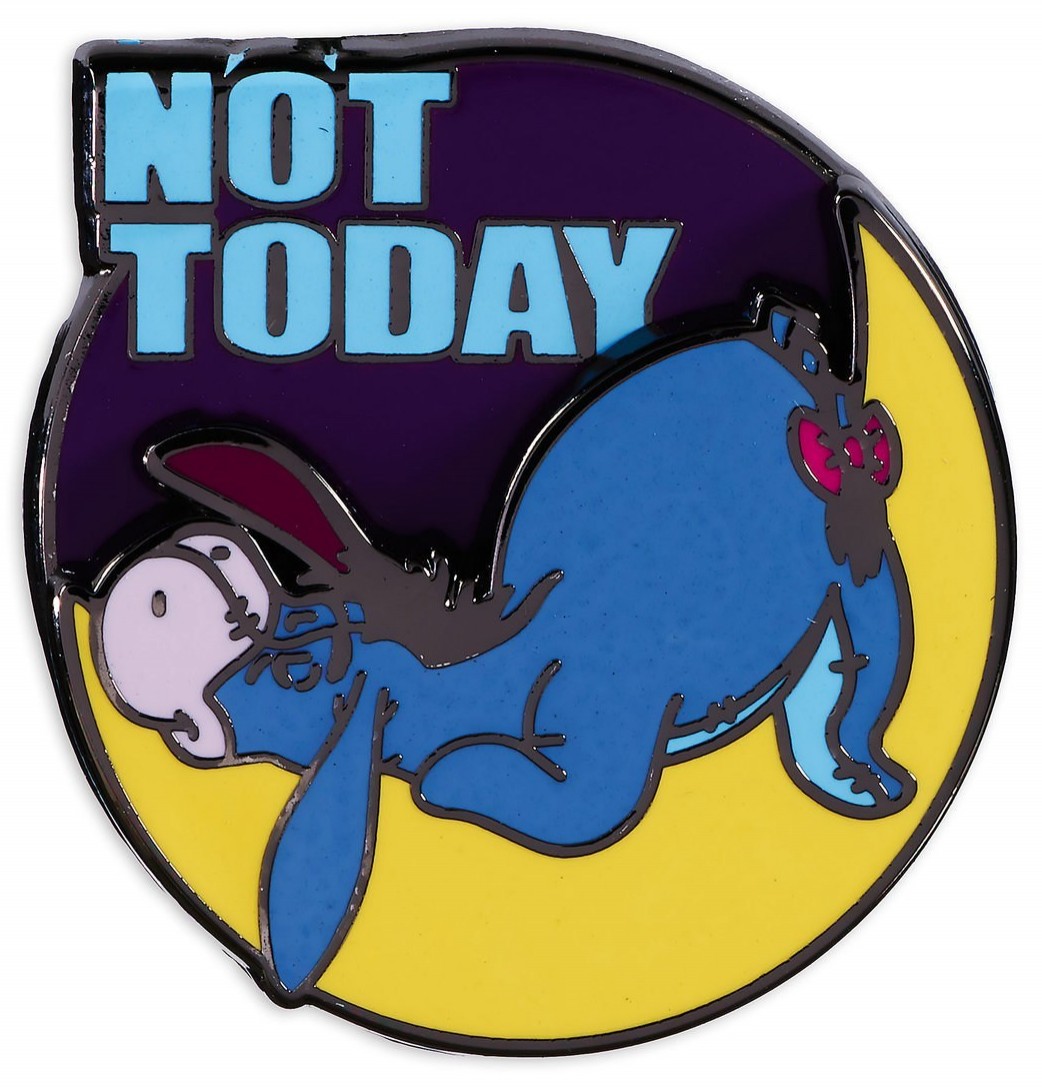 21833 - Eeyore - Not Today - Pins in Tubes - Disney Store US Disney Pin